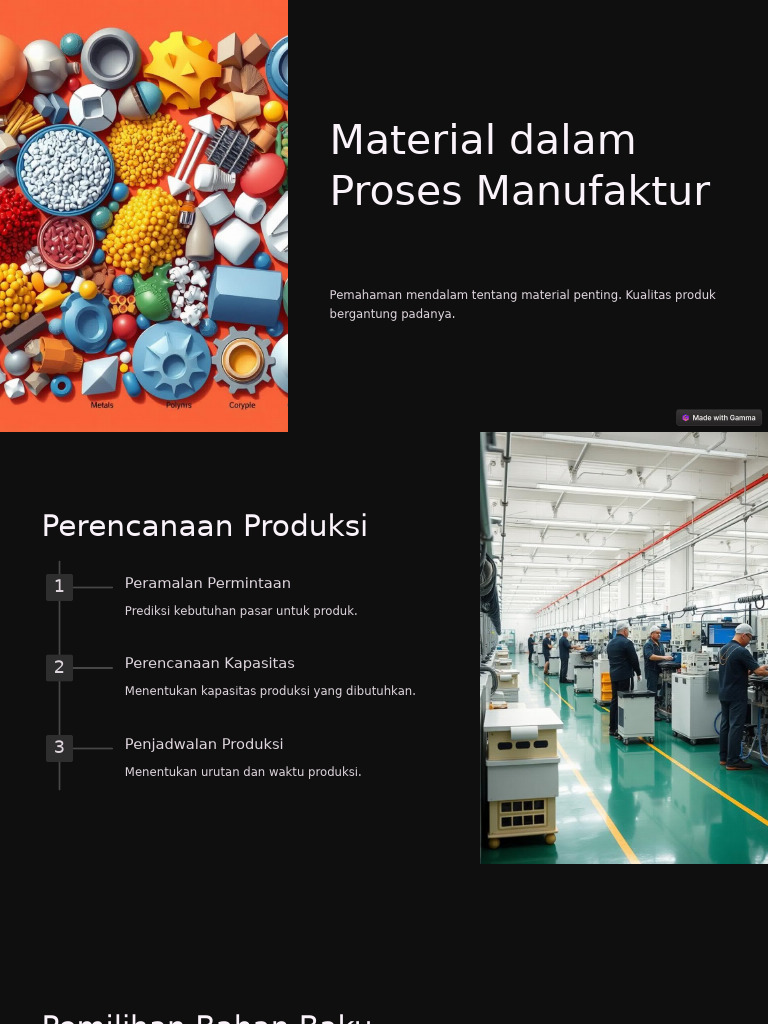 Material Dalam Proses Manufaktur | PDF