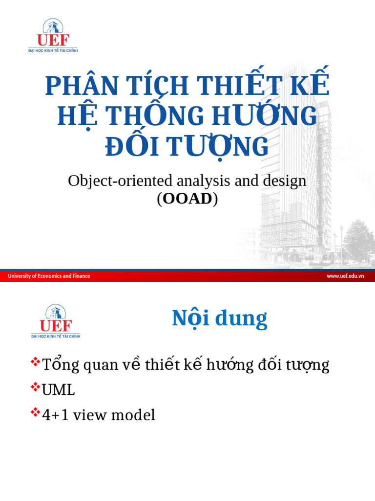 Chương 3 - PTKT He Thong Huong Doi Tuong-Ds | PDF