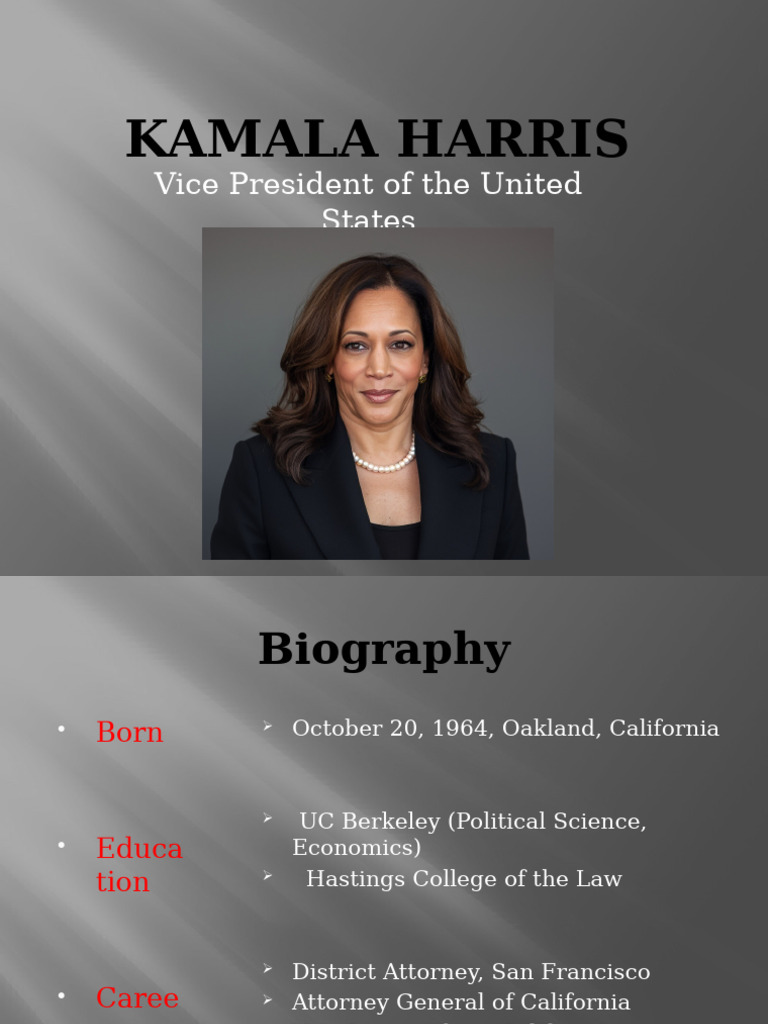 Kamala Harris | PDF