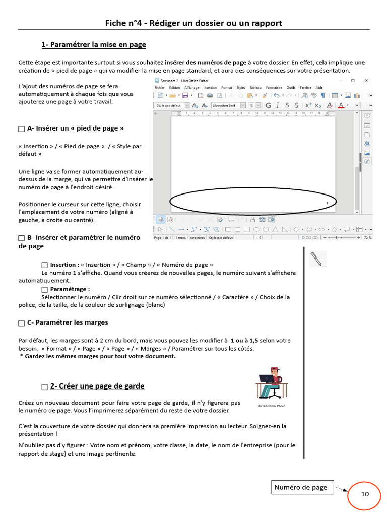 Fiche No4 - Rediger Un Dossier Ou Un Rapport-2 | PDF