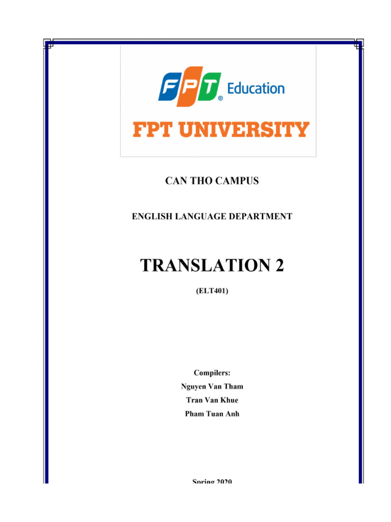Translation 2 Book | PDF