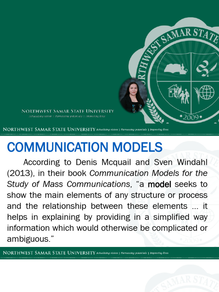 Lesson 2 Models of Communication | PDF