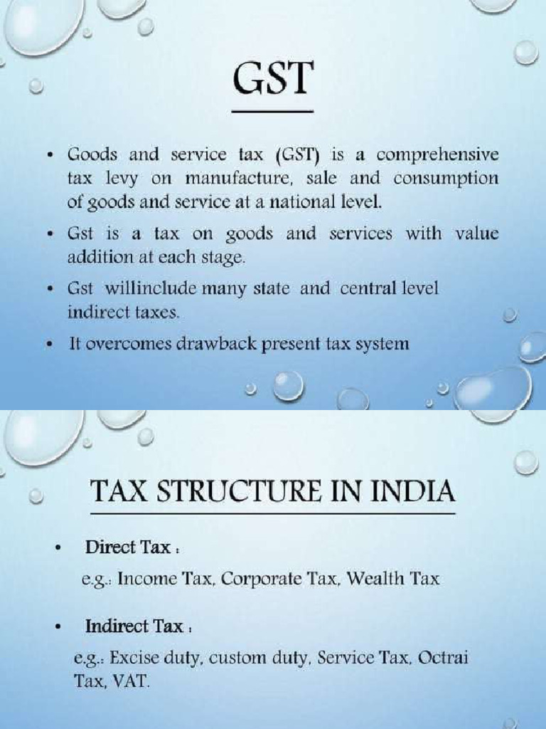 Unit 3 GST PPT | PDF