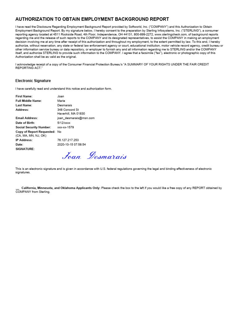 Electronic Disclosure | PDF