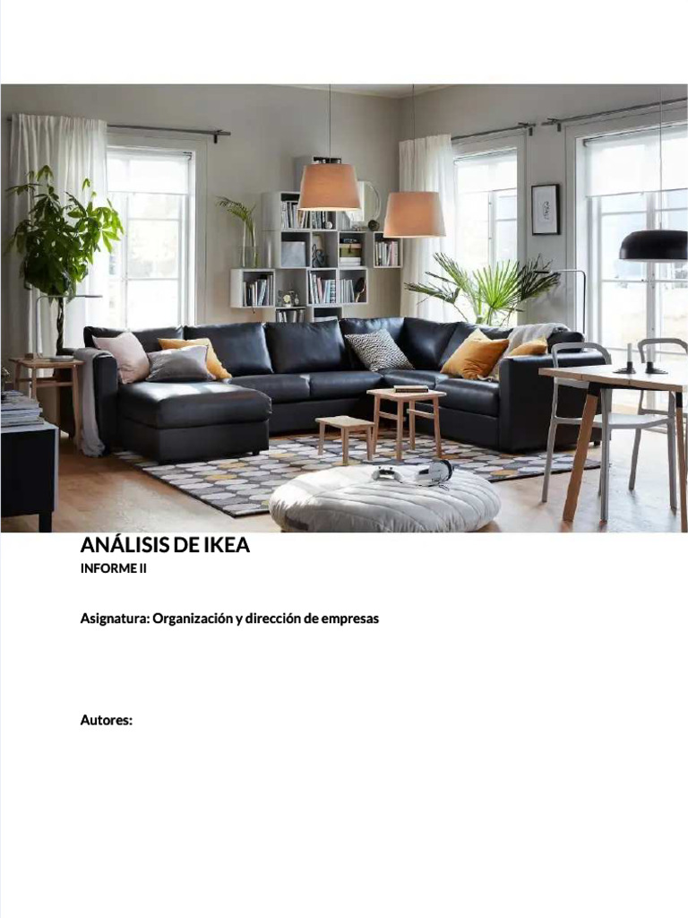 PDF Ikea Organizacion y Direccion de Empresas - Compress | PDF | Business | Procesos de negocio