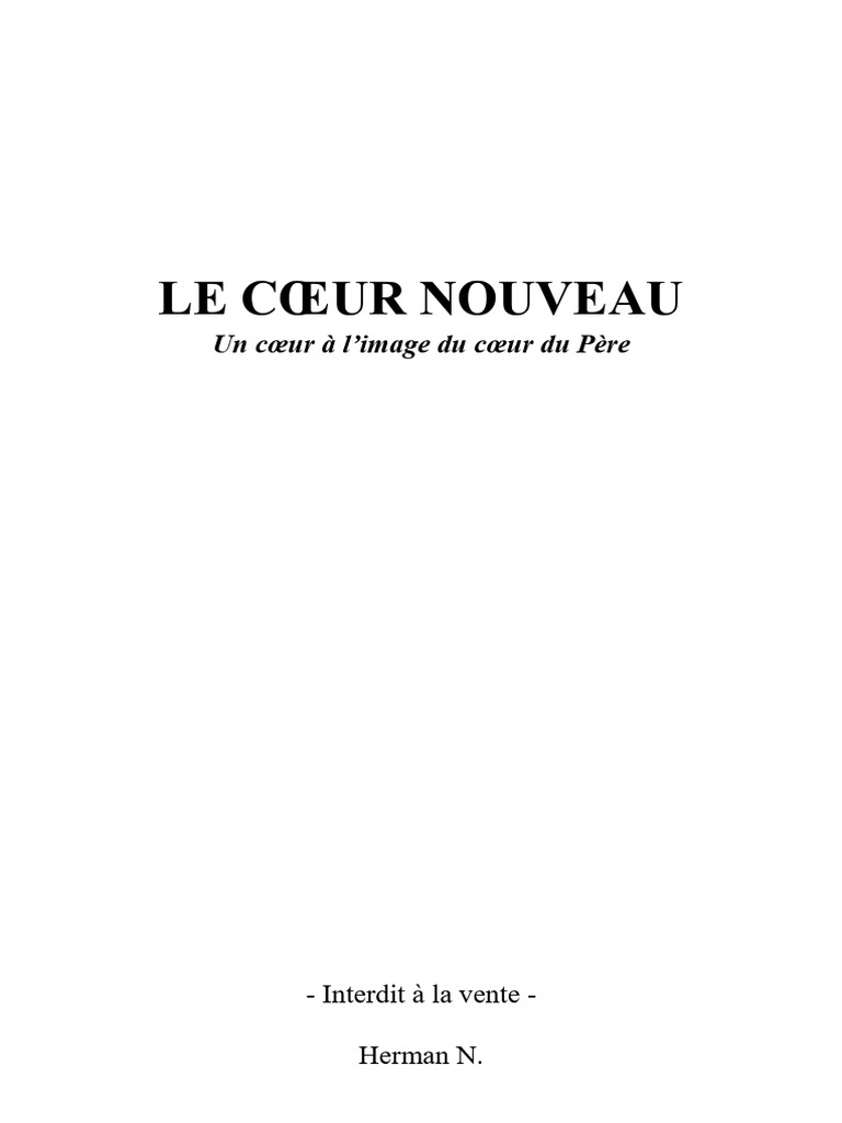 Le Cœur Nouveau Format A5 | PDF
