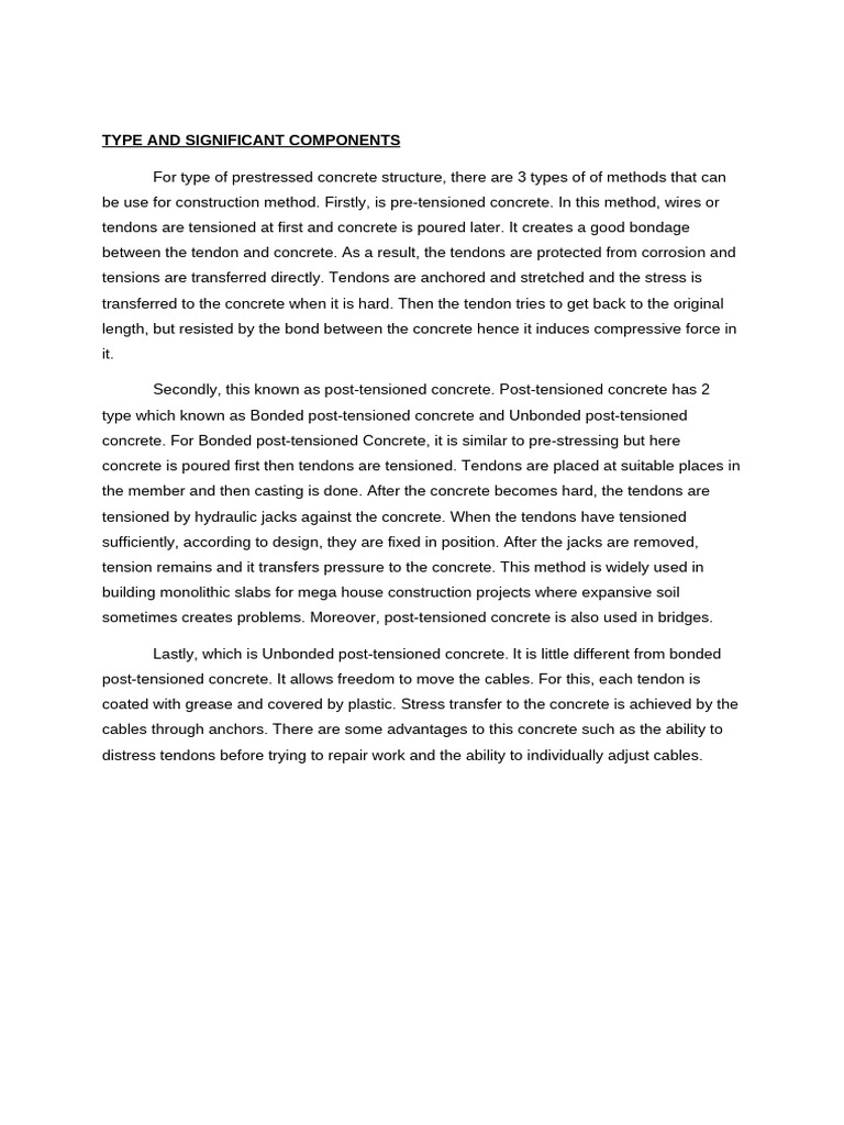 Type and Significant Constech (Task 1) | PDF