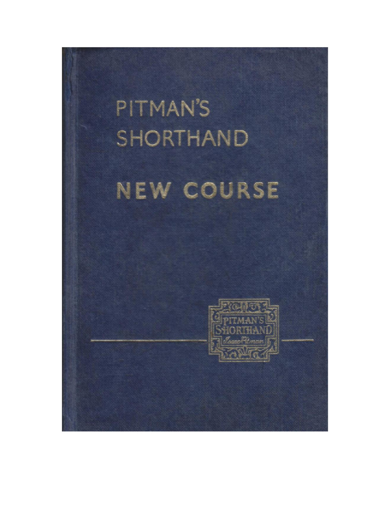 Pitman Shorthand | PDF