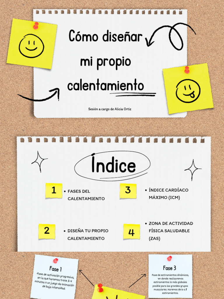 Sesión 1 Calentamiento Específico, IMC, ZAS | PDF
