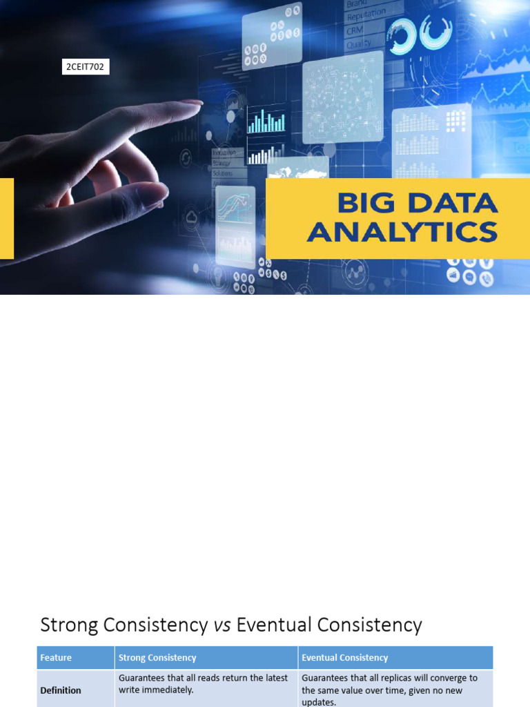 Unit 3 Big Data Storage Platform | PDF