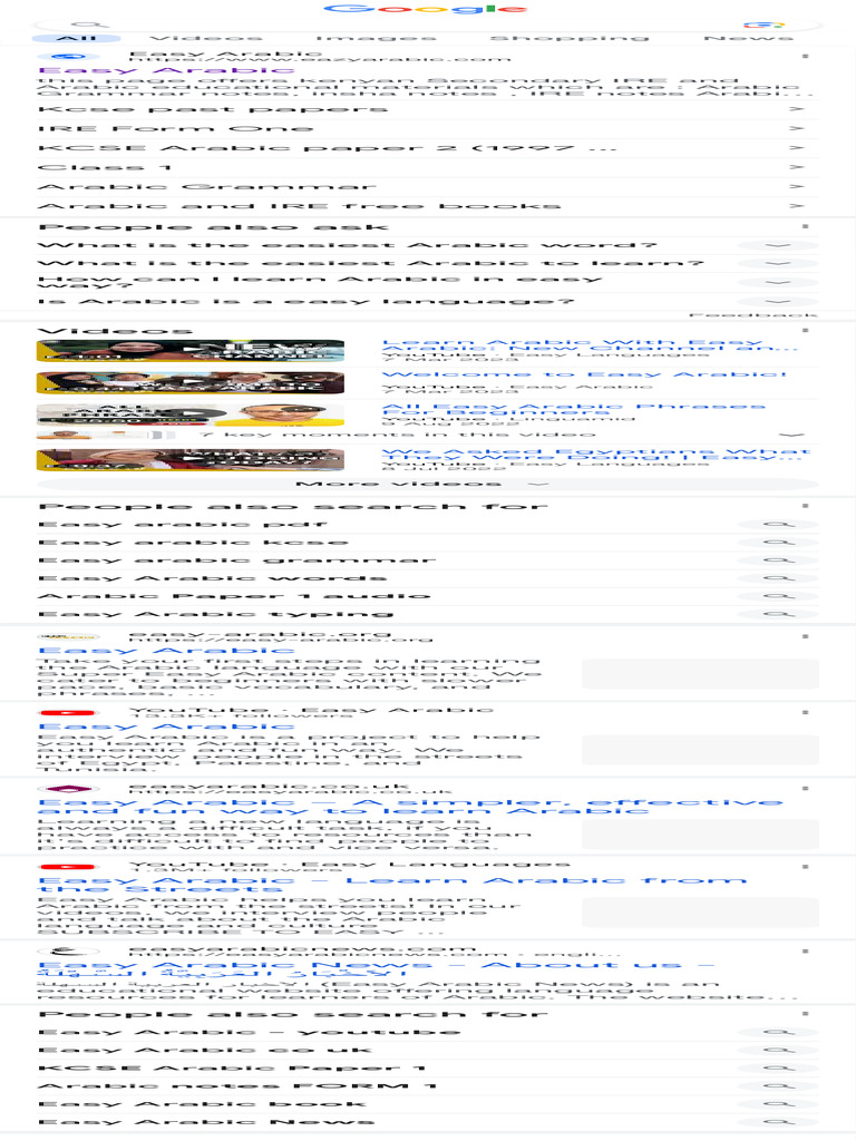 Easy Arabic - Google Search | PDF