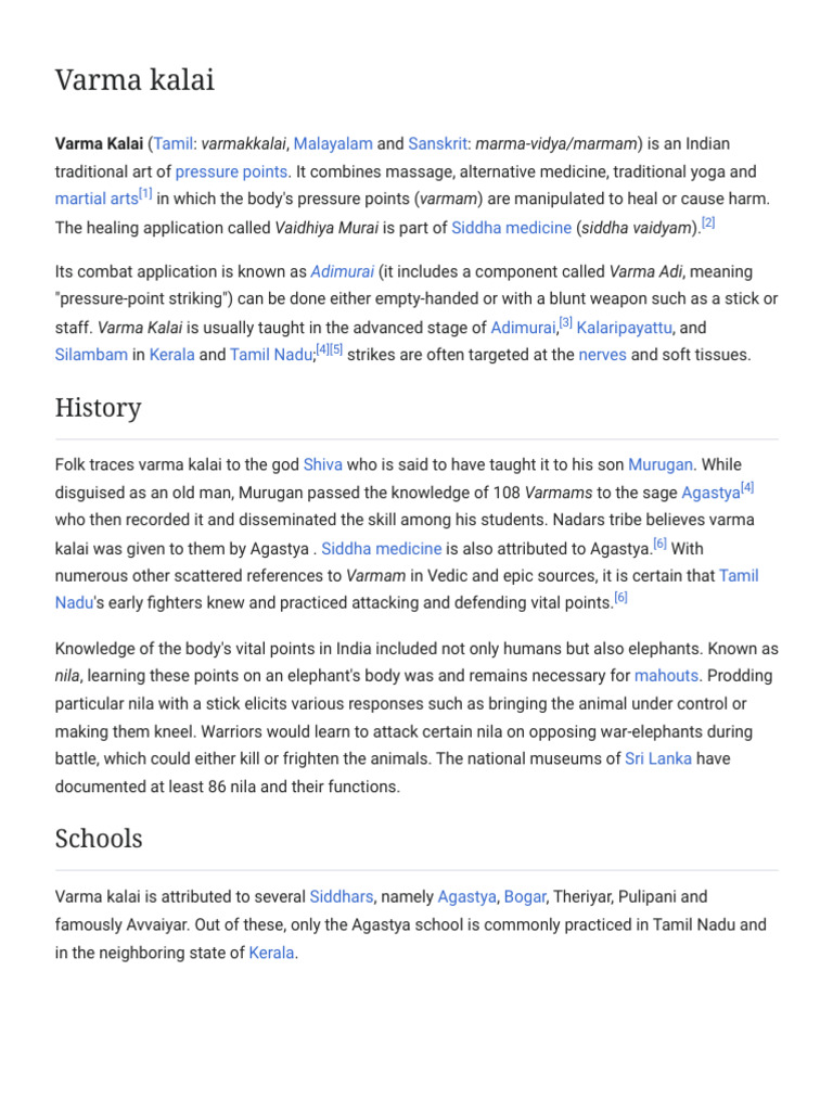 Varma Kalai - Wikipedia | PDF