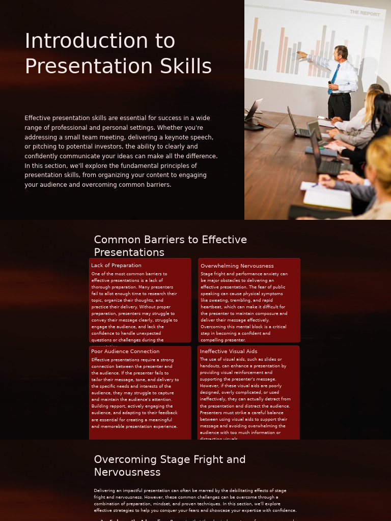 Introduction To Presentation Skills | PDF