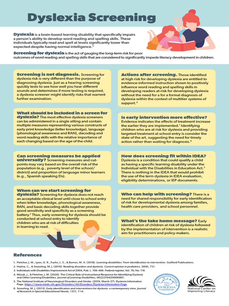Dyslexia Screening 042620 | PDF