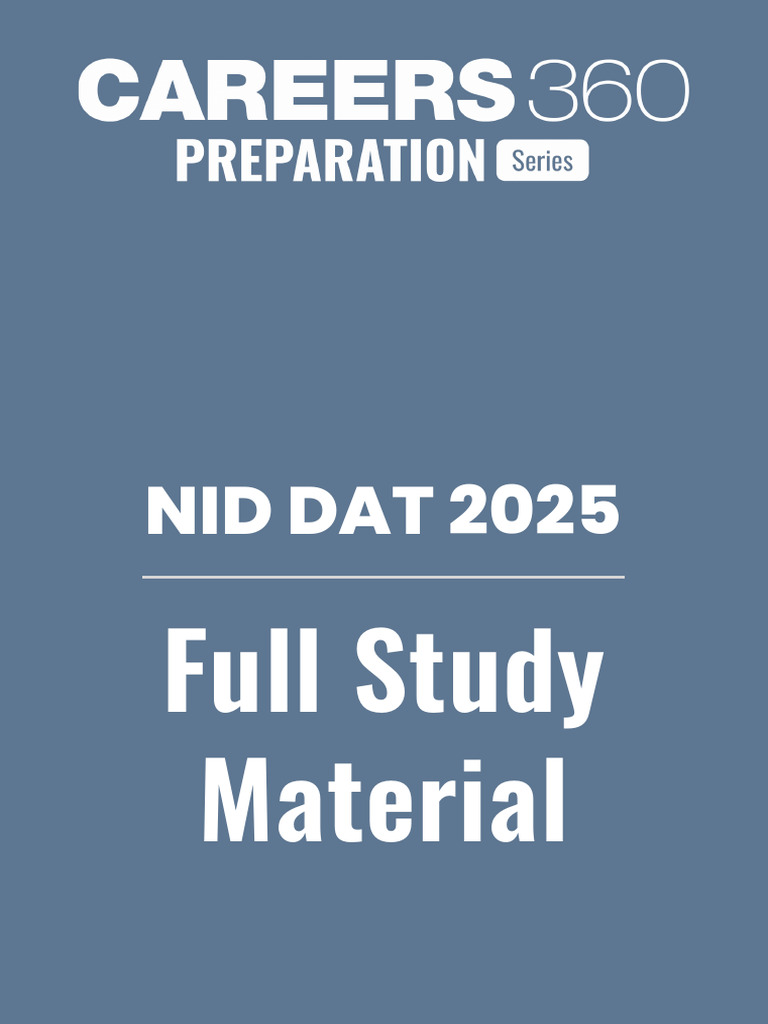 NID DAT Study Material | PDF