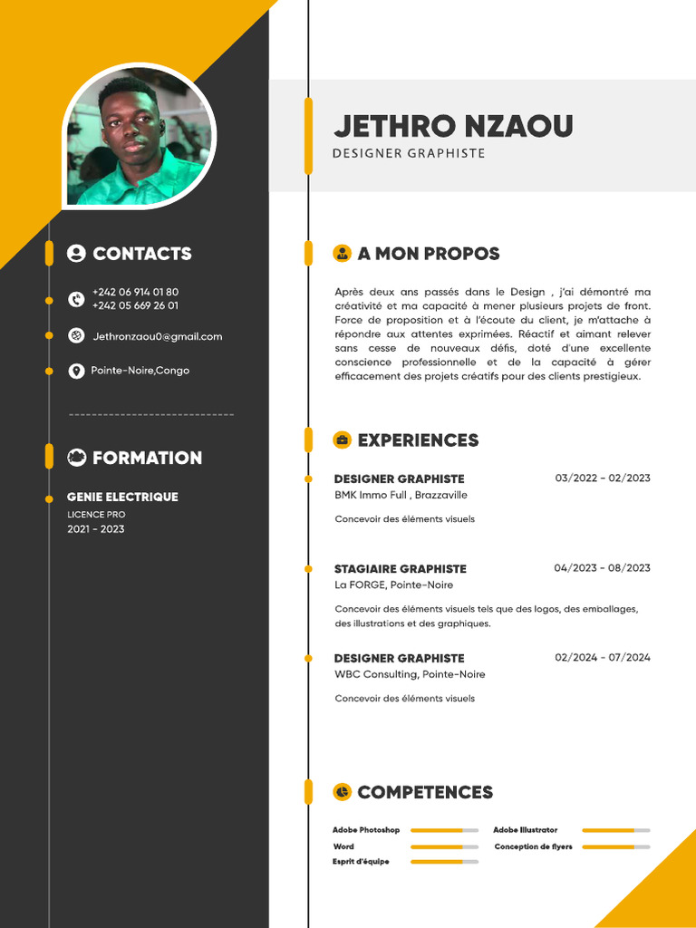 CV Jethro Nzaou-1 | PDF
