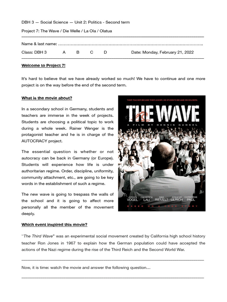 Project 7 - The Wave | PDF