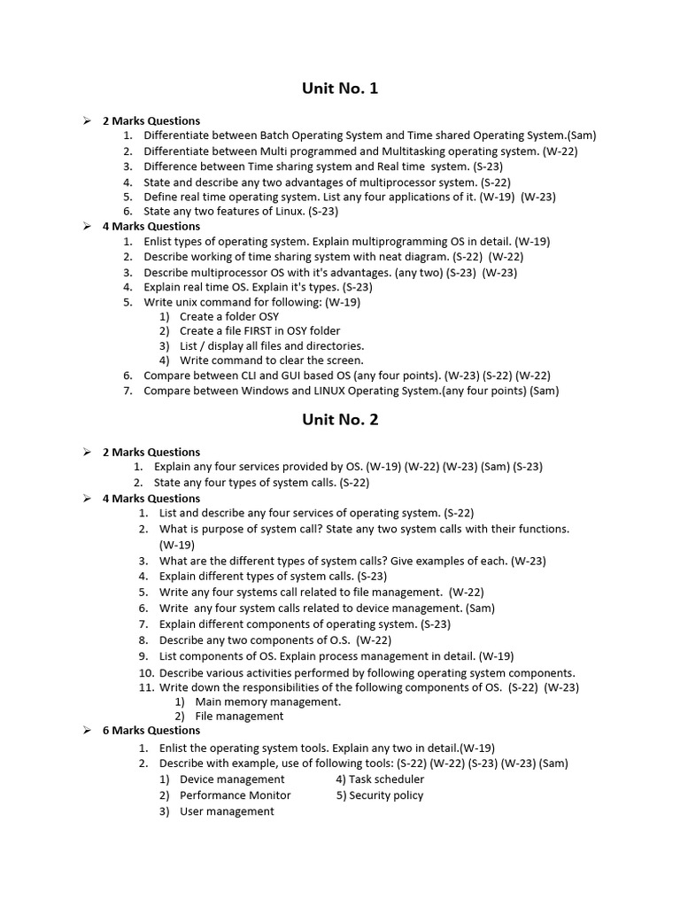 1) 22516 Operating System | PDF