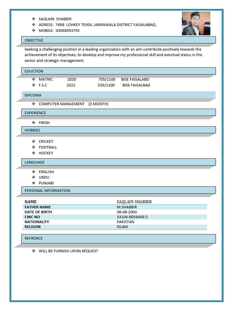 Saqlain Shabbir | PDF