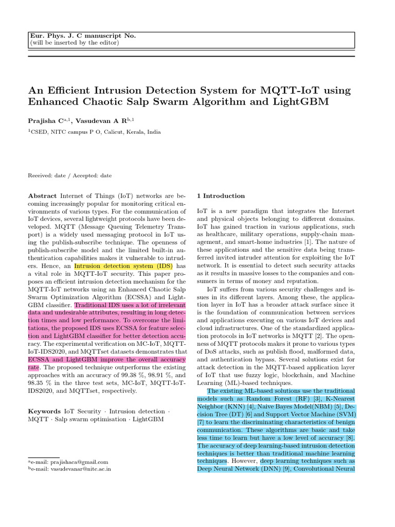 ECSSA LightGBM Copy Revision | PDF