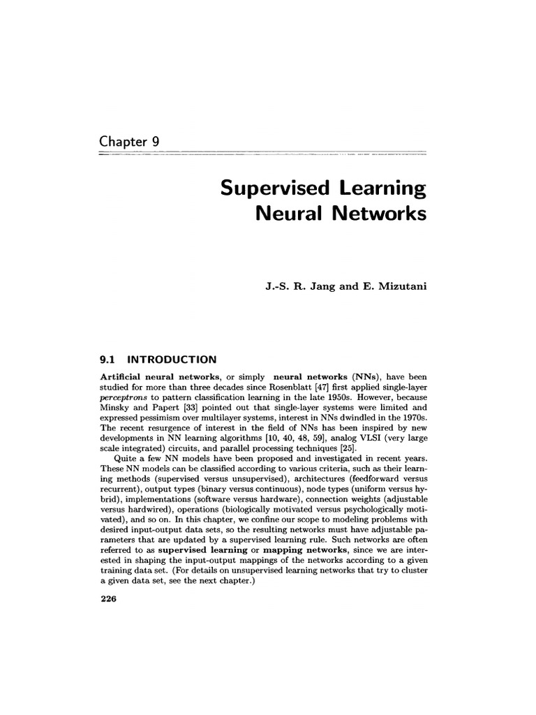 Supervised Learning NN | PDF