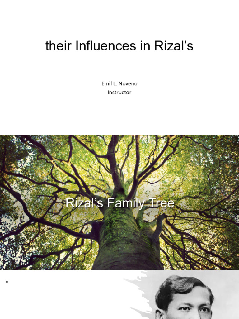Topic 3 Mercado Rizal Family and Their Influences in Rizals | PDF ...