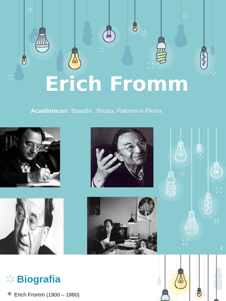 Cópia de Trabalho Erich Fromm | PDF