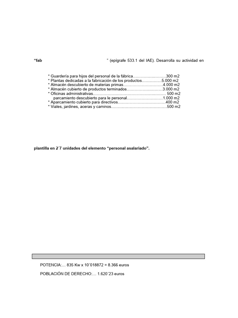 Documento 2. Iae Ejemplo Supuesto Práctico Resuelto (Documentacion Adjunta) | PDF