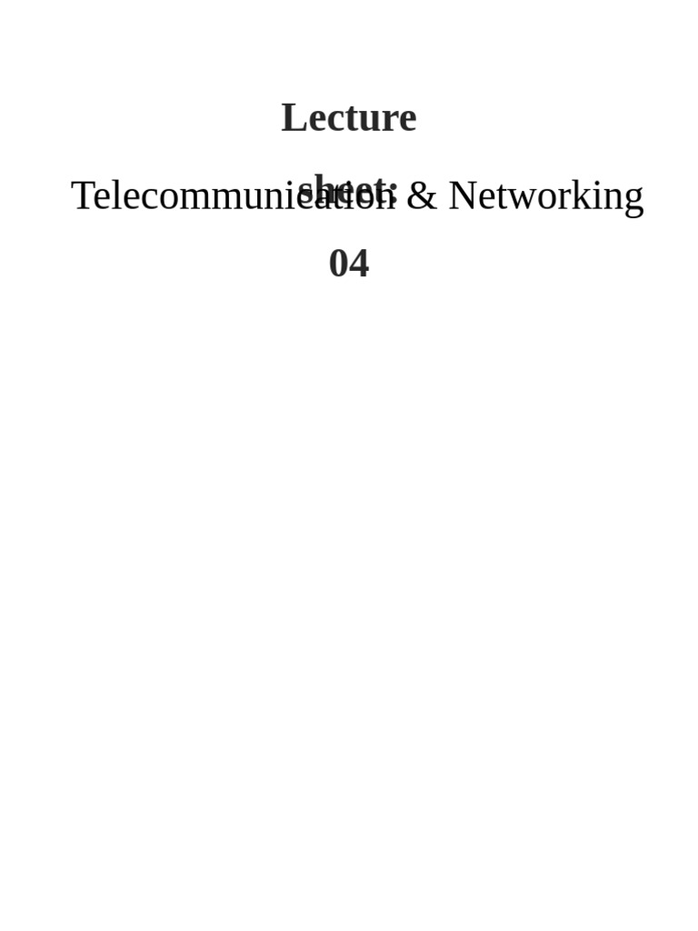 Computer Networking Essentials Explained | PDF | Computer Network ...