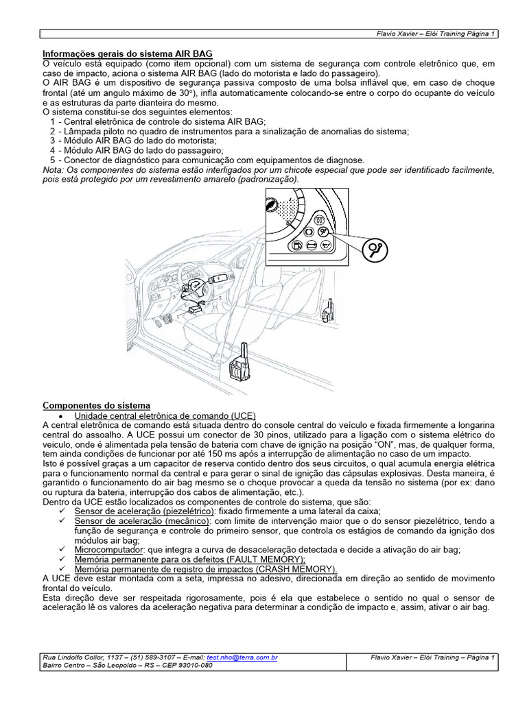 Manual de Dicas de Falhas de AIR BAG | PDF