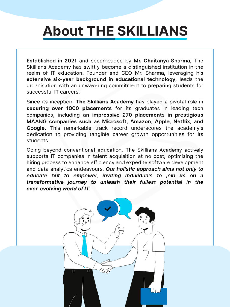 The Placement Brochure (1) - Compressed-1 | PDF | Information Technology | Computing