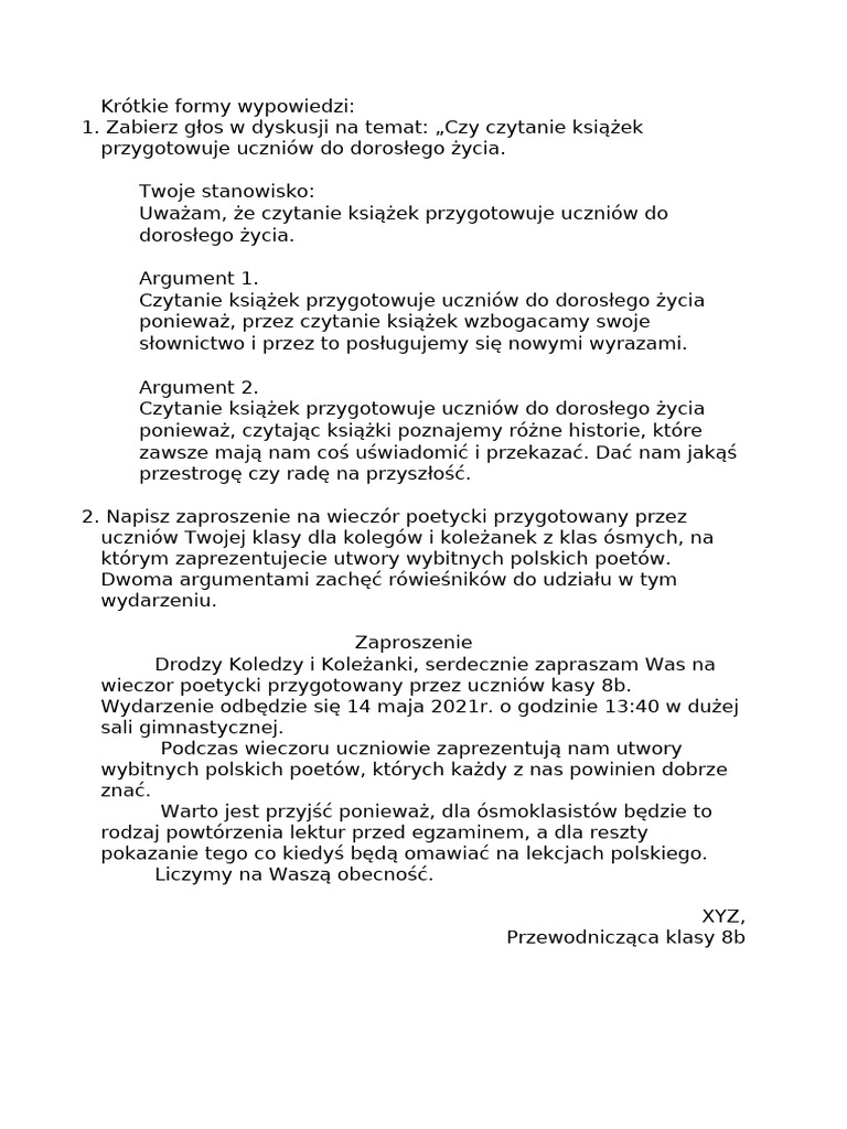 Praca Domowa - Kopia | PDF