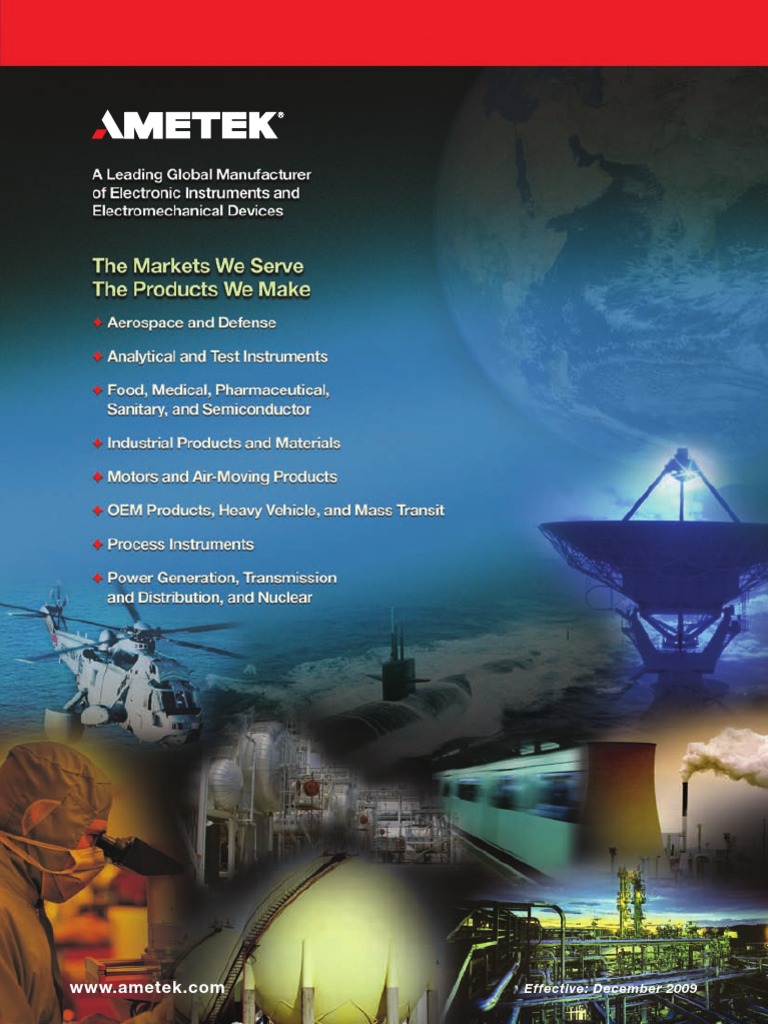 AMETEK Customer Guide | PDF | Electric Motor | Mechanical Fan