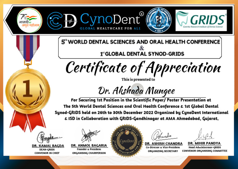 Dr. Akshada Mungee First | PDF