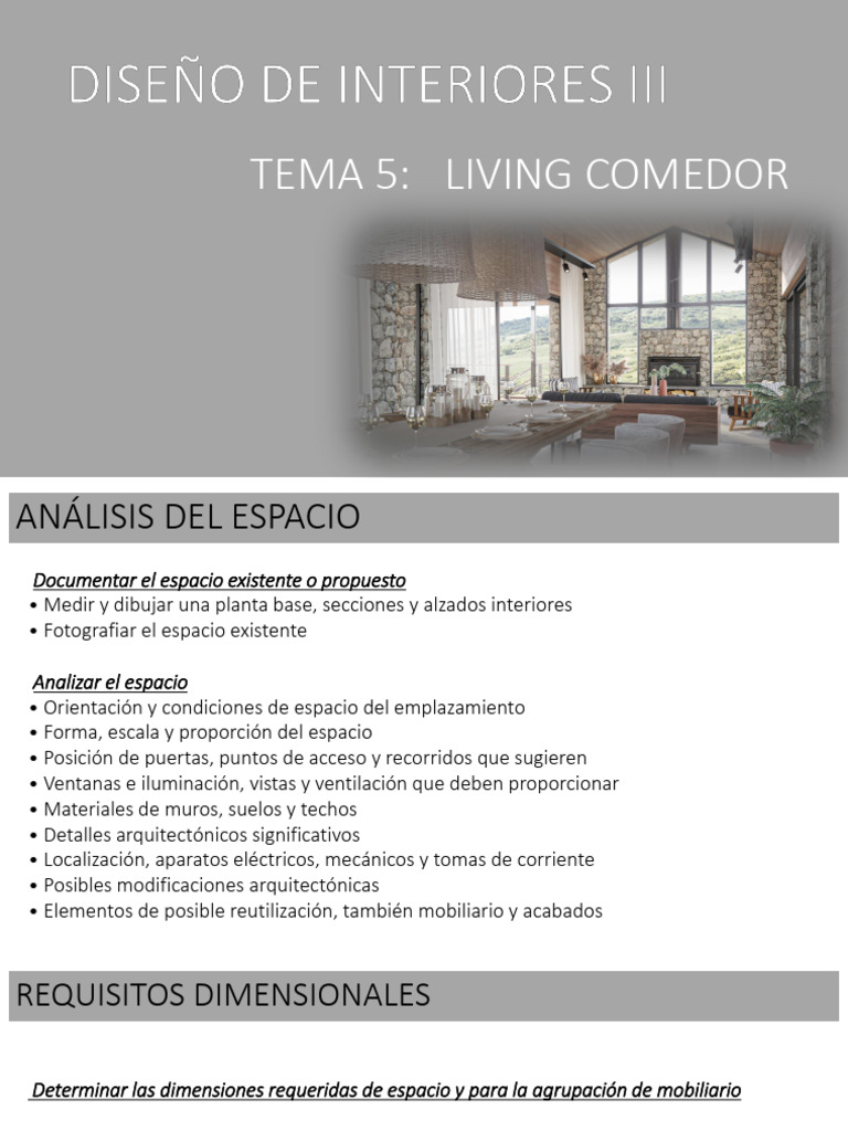 Living Comedor | PDF