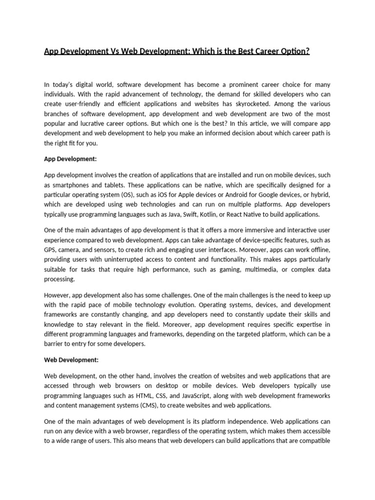 App vs Web | PDF App vs Web | PDF