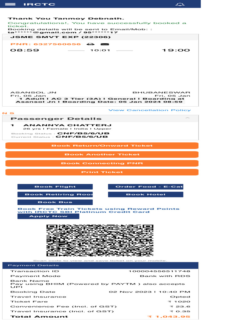 IRCTC Next Generation ETicketing System | PDF