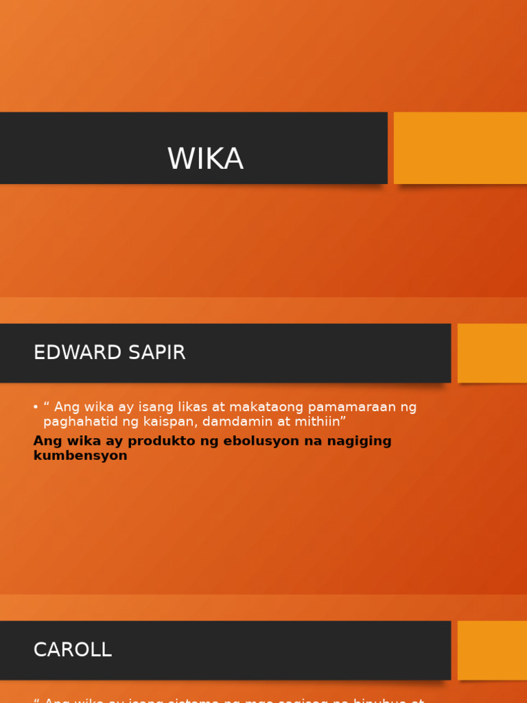 Wika | PDF