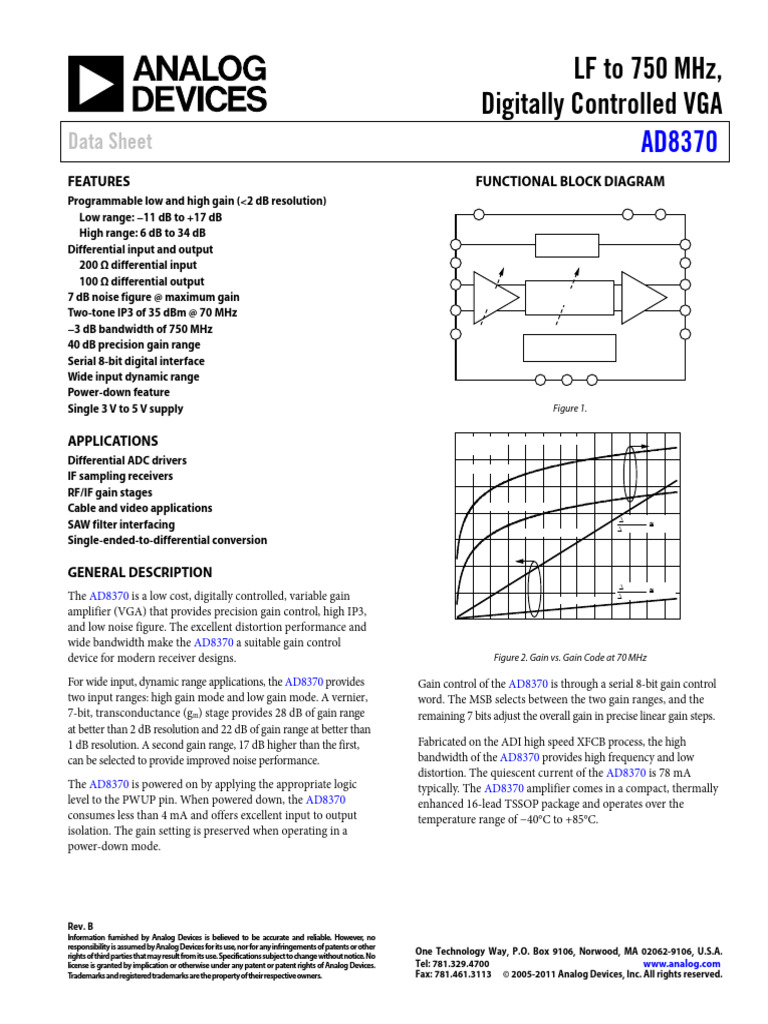 AD8370 | PDF