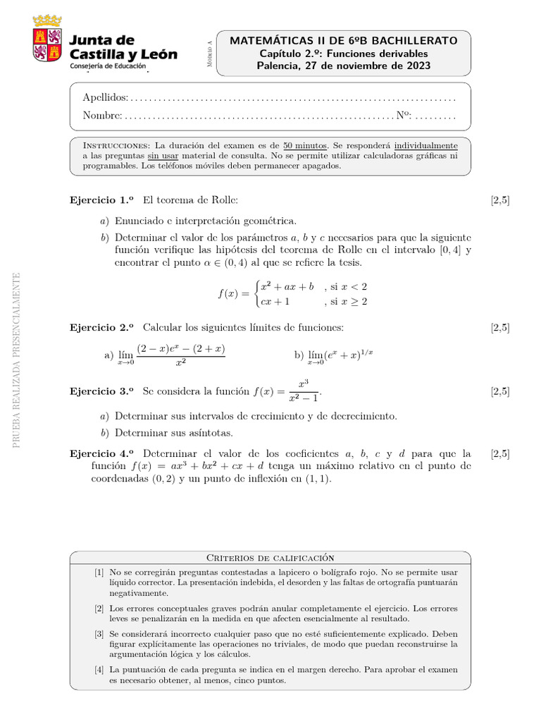 Cap02-Funciones Derivables | PDF