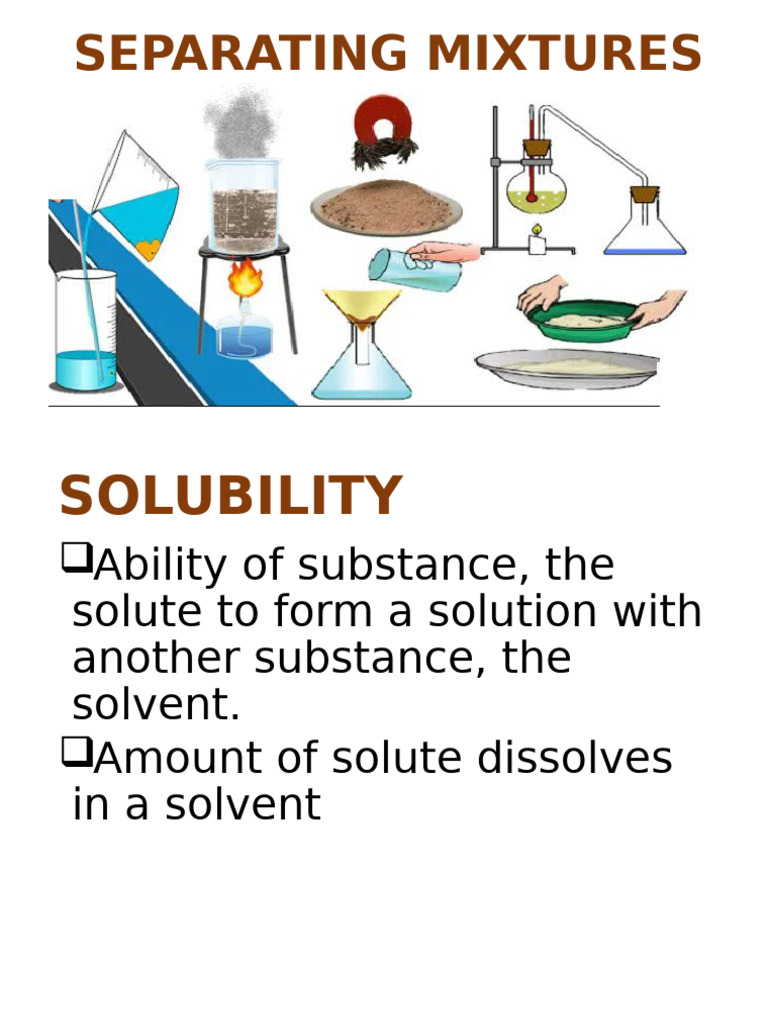 Lesson 3 Chem Separating Mixture | PDF