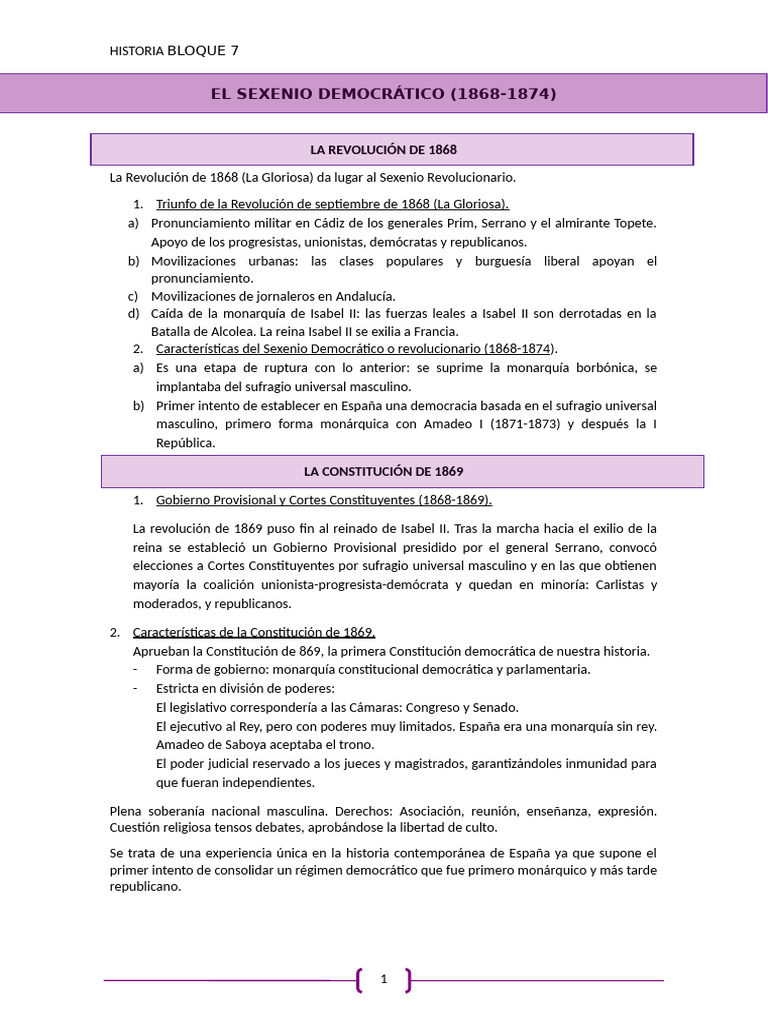 Historia BLQ 7 | PDF