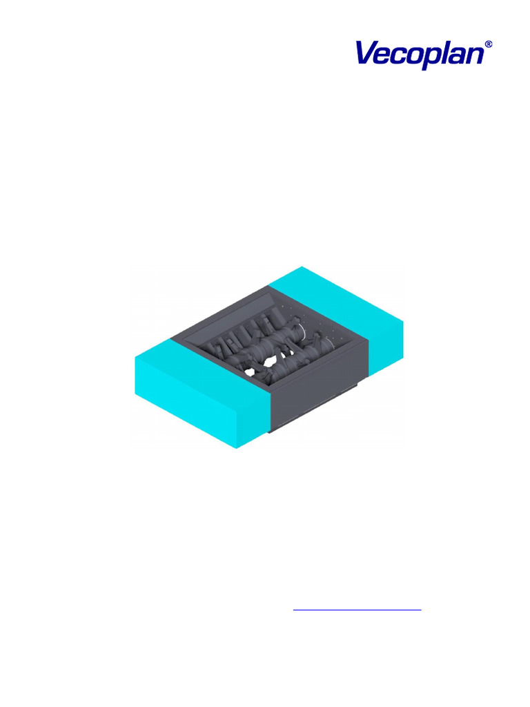 Vecoplan Pallet Shredder VPC 1600 Installation Manual | PDF | Switch | Mains Electricity