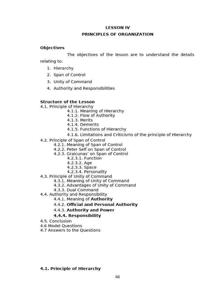 12-Principles of Public Administration - Hierarchy-19!08!2024 | PDF