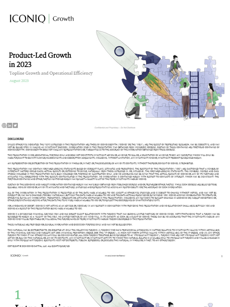 Iconiq Growth Analytics Insights PLG Companion - Oct23 | PDF