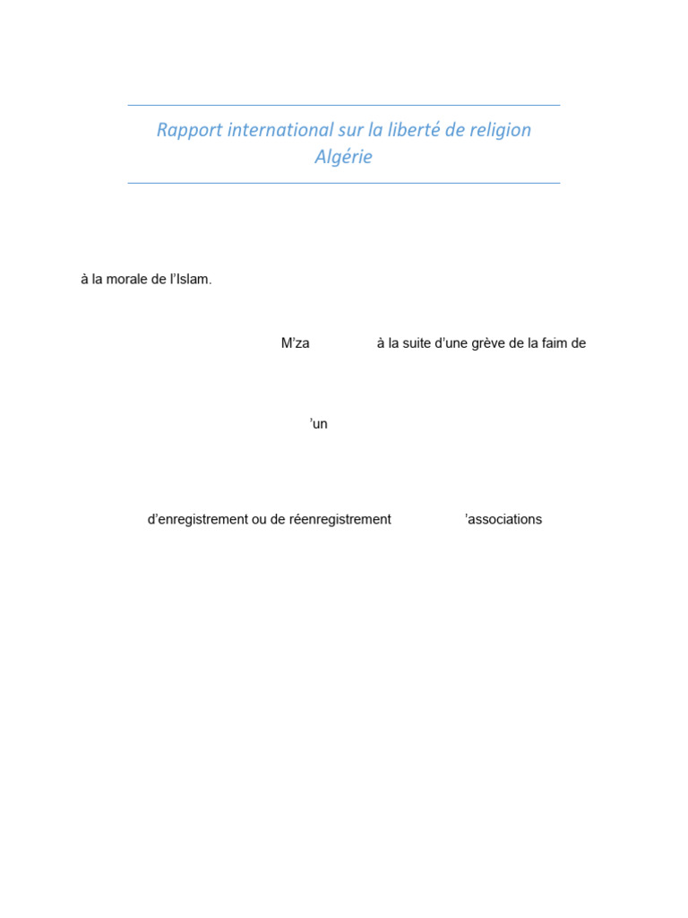 2019 IFRF Algeria French | PDF