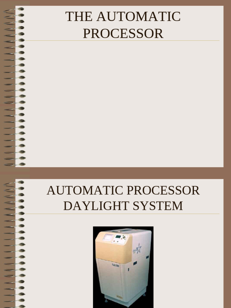 The Automatic Processor | PDF