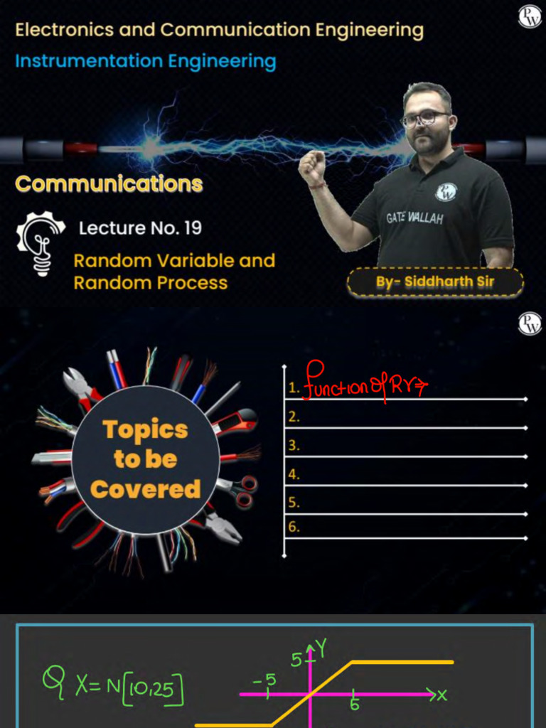Random Variable and Random Process 19 _ Class Notes | PDF