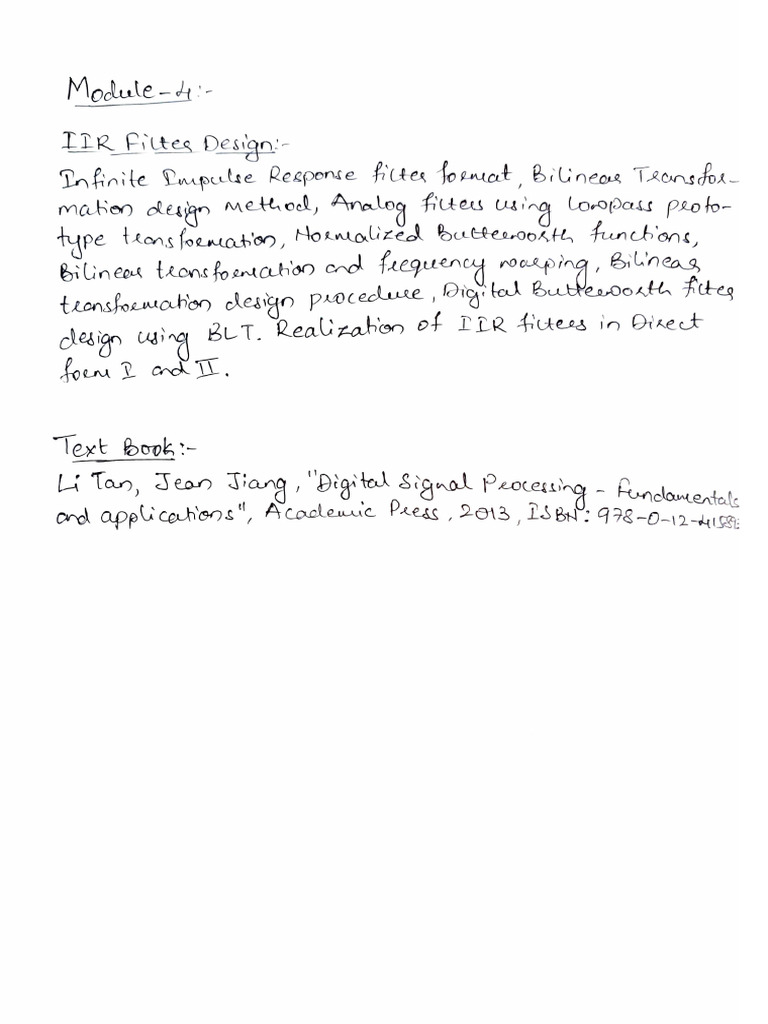 18EC52 - Module - 4 | PDF