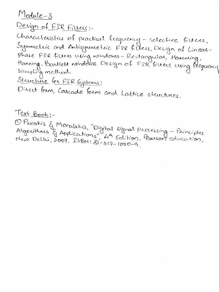 18EC52 - Module - 3 | PDF